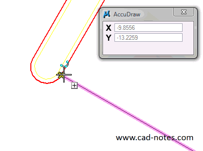 MicroStation tutorial: AccuDraw and AccuSnap | CADnotes